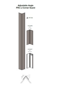 Adjustable Angle PVC-u Corner Guard – Worksite Solutions
